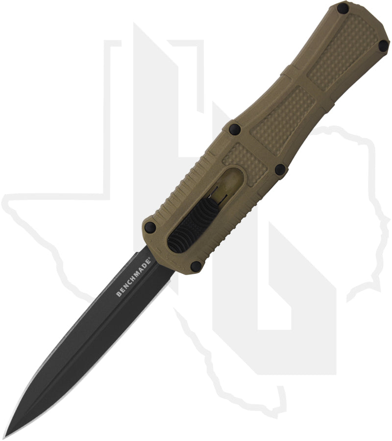 Benchmade Black Class Claymore OTF 3370GY-1 - Ranger Green Grivory, Sm ...